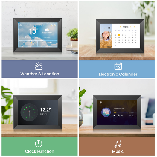 Kodak 10.1-inch Classic Digital Photo Frame CF102P Wi-Fi Enabled